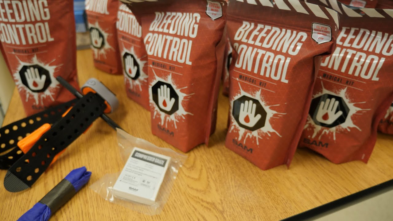 Prepared to Respond: Classrooms and Buses Receive Bleeding Control Kits ...
