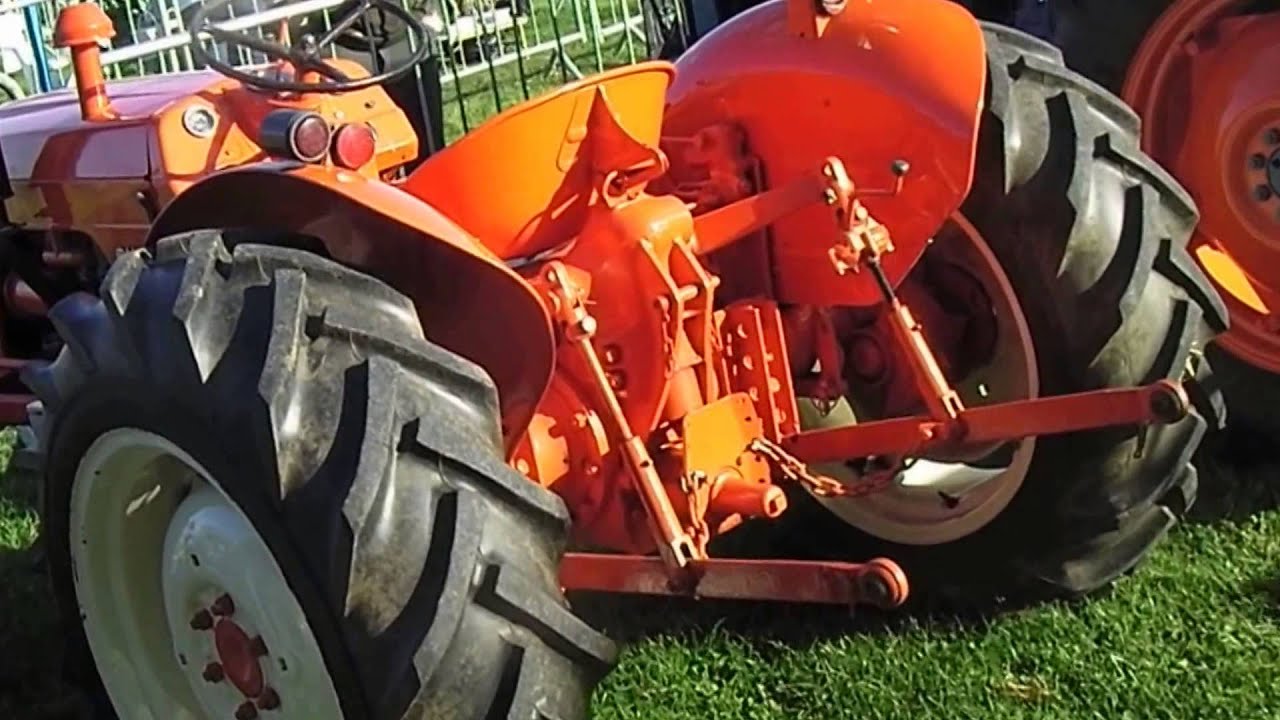 BMC Mini 950cc Diesel Orange Tractor - YouTube