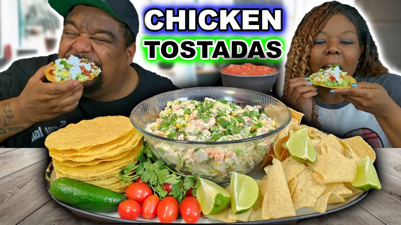 Irresistible Chicken Tostadas & Salsa Creations - YouTube
