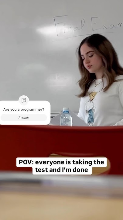 Is She A Teacher 😳 Professor College Ai Html Final Exam Cheating Tech Blackboxai