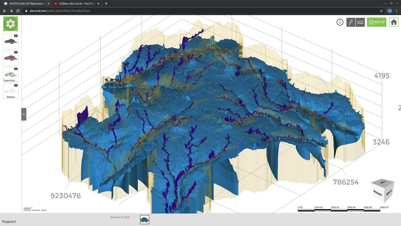 Tutorial de Visualización 3D Online de Modelos en MODFLOW con Hataripy, Paraview y Steno3D - YouTube