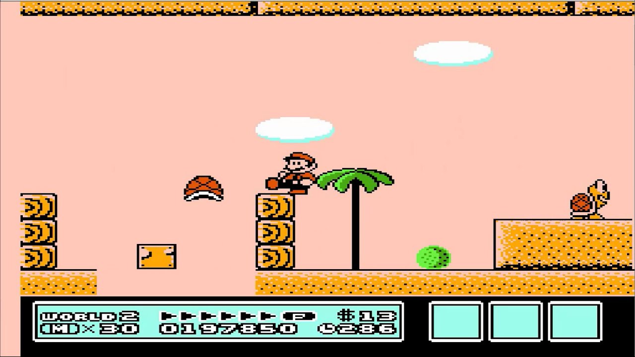 Super Mario Bros 3 (NES) | World 2 - Desert Land Gameplay - YouTube