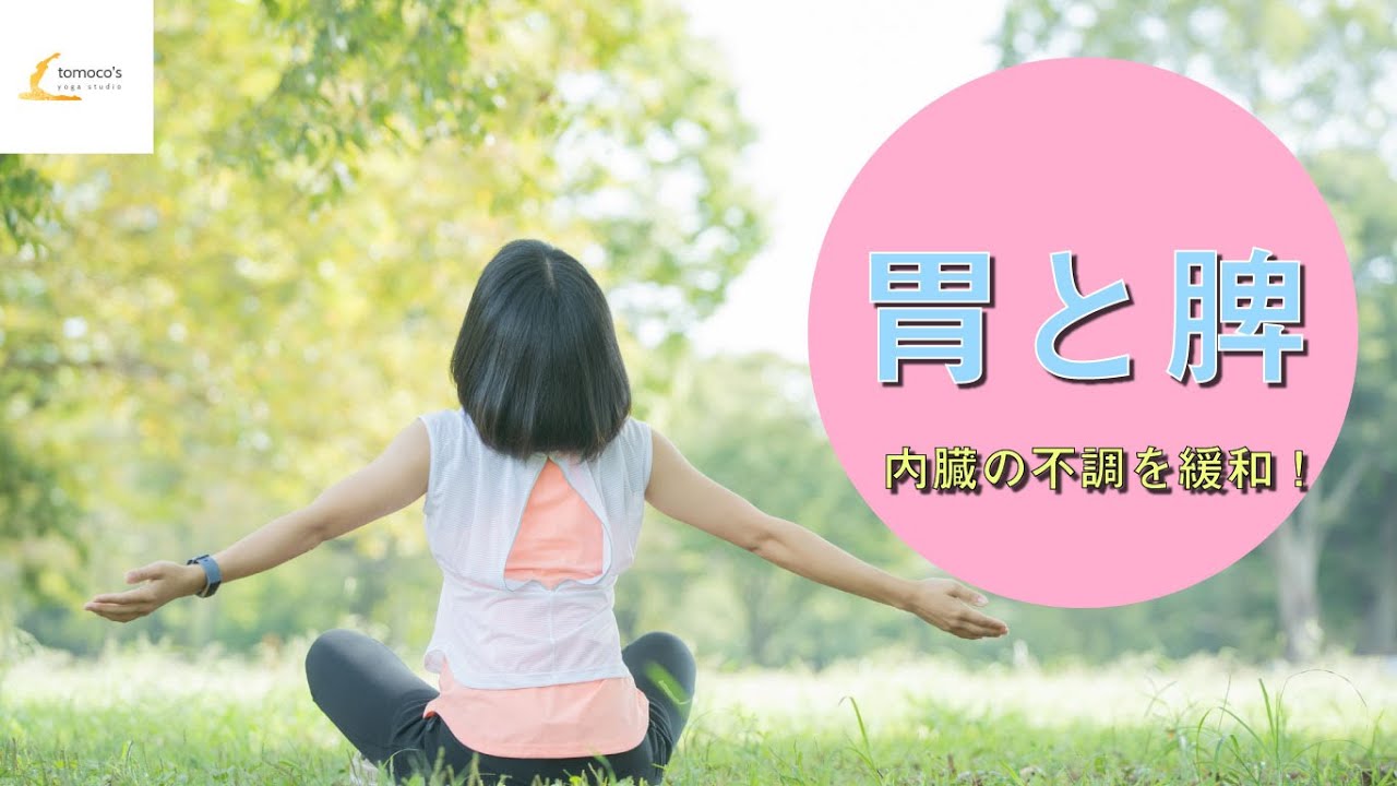 【tomoco's yoga studio】胃と脾（脾臓と膵臓）：ストレスによる内臓の不調を緩和させよう！【第3回】 - YouTube