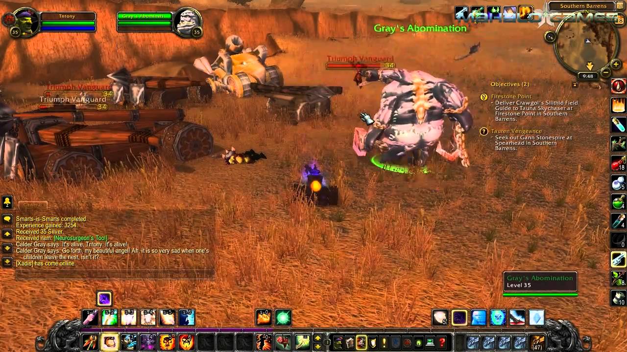 WoW Cataclysm Southern Barrens Walkthrough - Part 15 - YouTube