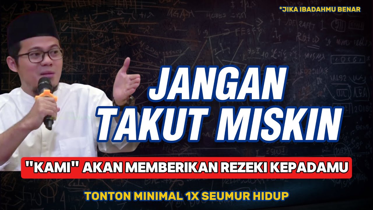 Ust. Muhammad Nuruddin - Jangan Takut Miskin - YouTube