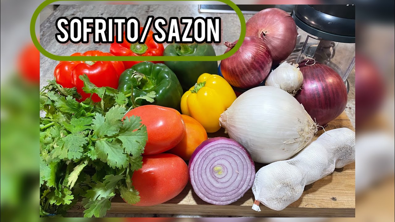 Cómo hacer sofrito/sazon #sofrito #sazon - YouTube