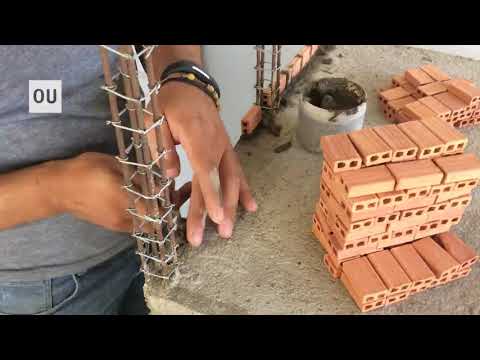 Maket Ev yapımı (Profosyonel) BRICKLAYING--MINI-HOUSE--FOUNDATION----MODEL--- CASA EN MAMPOSTERÍA