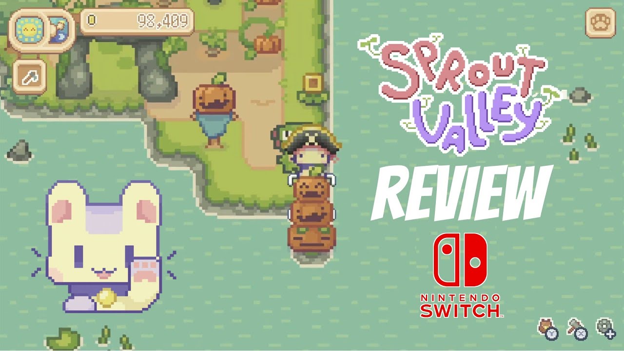 Sprout Valley Nintendo Switch REVIEW - Cozy 🐱 Farming Sim! - YouTube