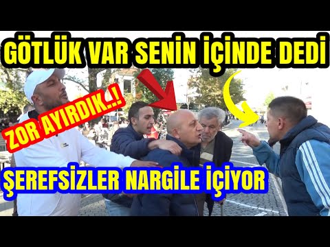 İÇİNDE GÖTLÜK VAR SENİN. ŞEREFSİZLER NARGİLE İÇİYOR. ZOR AYIRDIK. GÖRÜŞMEMİŞ OLAY. TRAKYA KARIŞTI.