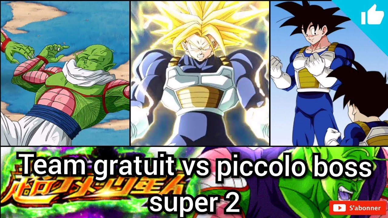 Team gratuit vs Piccolo boss super 2 dokkan battle - YouTube
