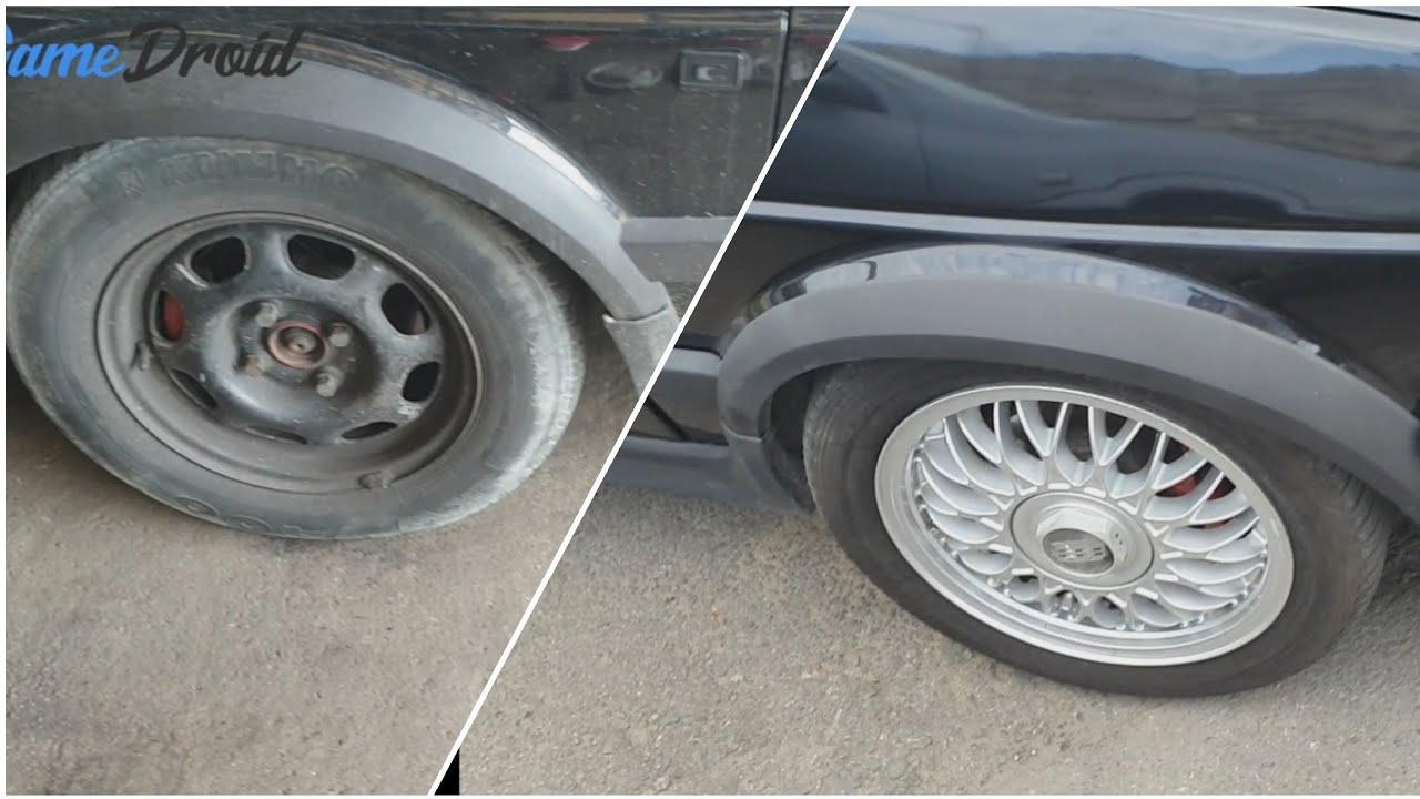 BBS VW OEM Rims 15" on Golf Mk2 - YouTube