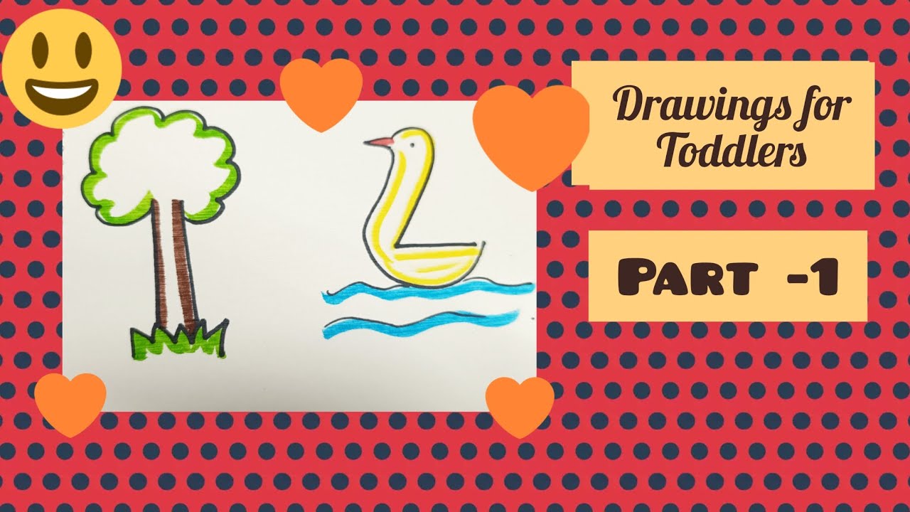 Easy drawings for toddlers. - YouTube