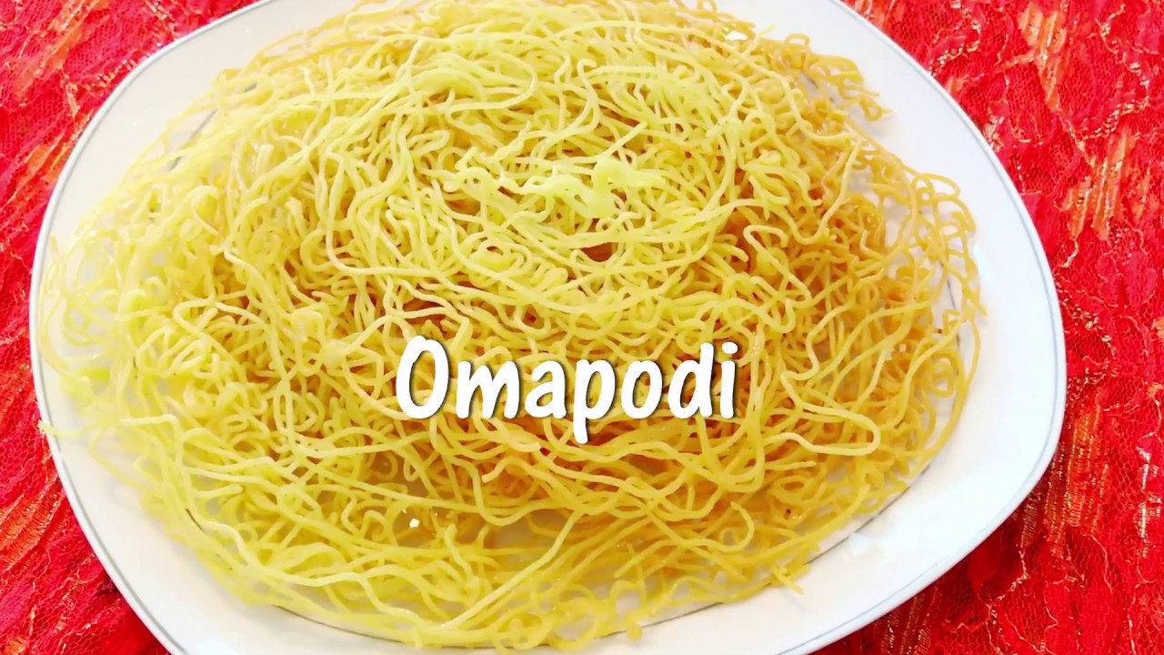 Omapodi Recipe | Diwali snacks recipe | Crispy Snacks - YouTube