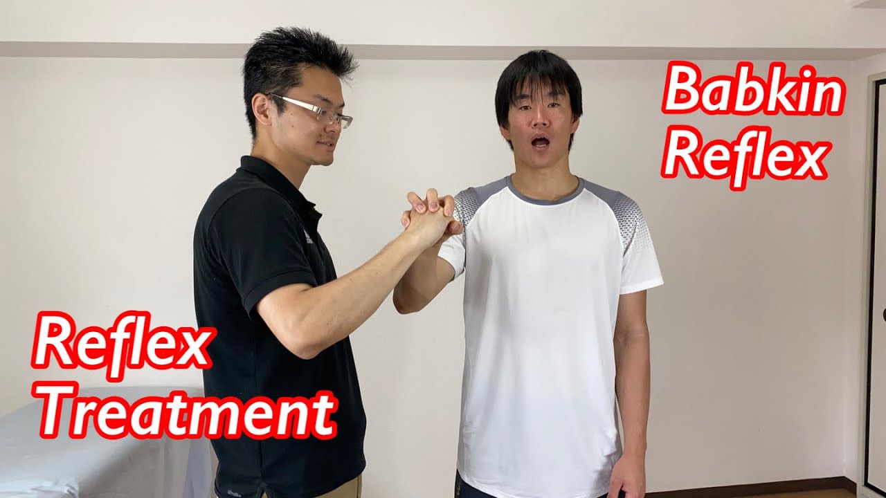Reflex which creates stiff neck: Babkin reflex treatment (English ...