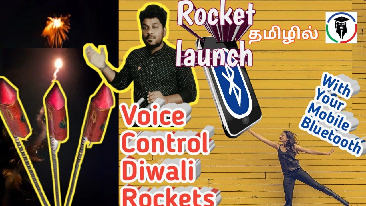 Voice control Diwali rocket | 4 relay channel | Bluetooth Automation - YouTube