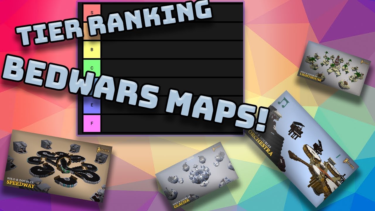 Tier Ranking Hypixel Bedwars maps - YouTube