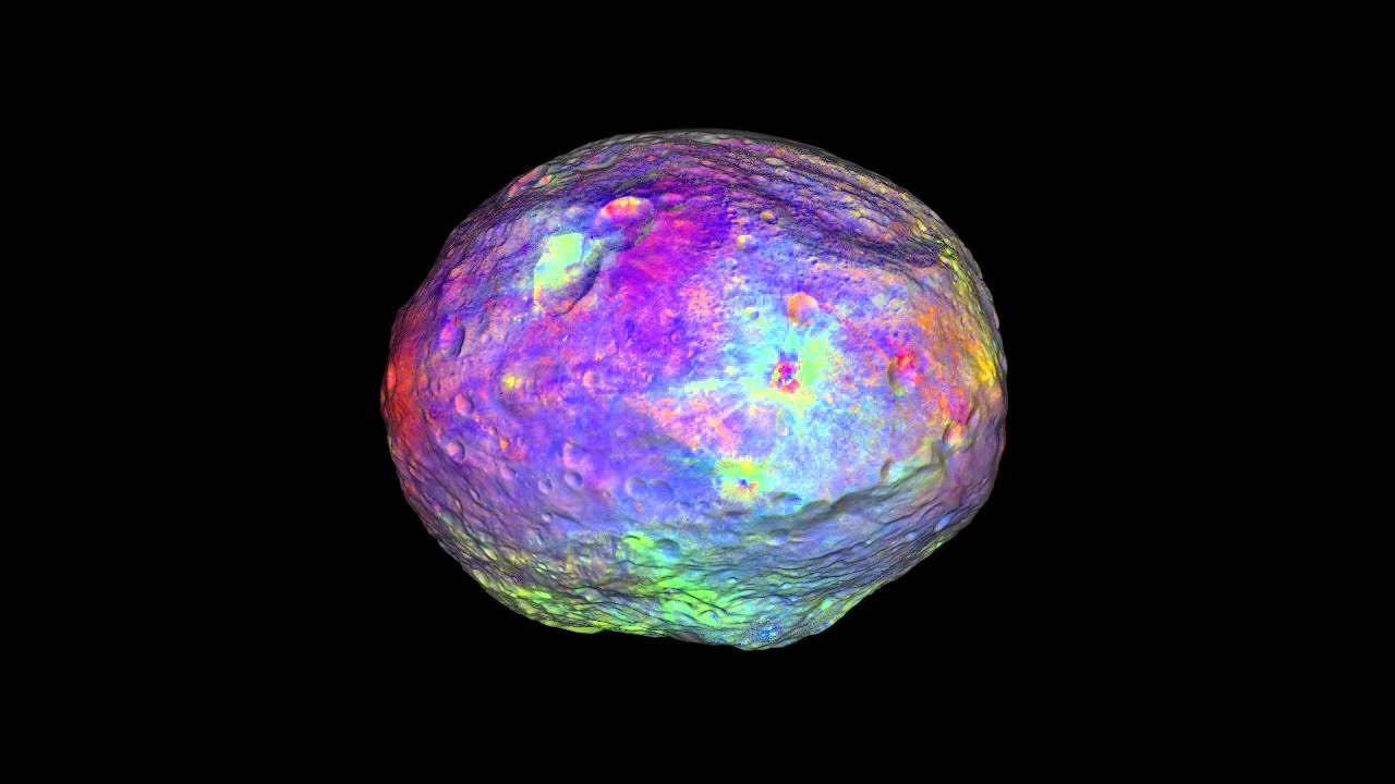 Asteroid Vesta's Coat of Many Colors - YouTube