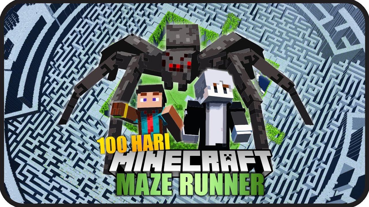 100 Hari di Minecraft tapi THE MAZE RUNNER ! - Mencari Jalan Keluar ...