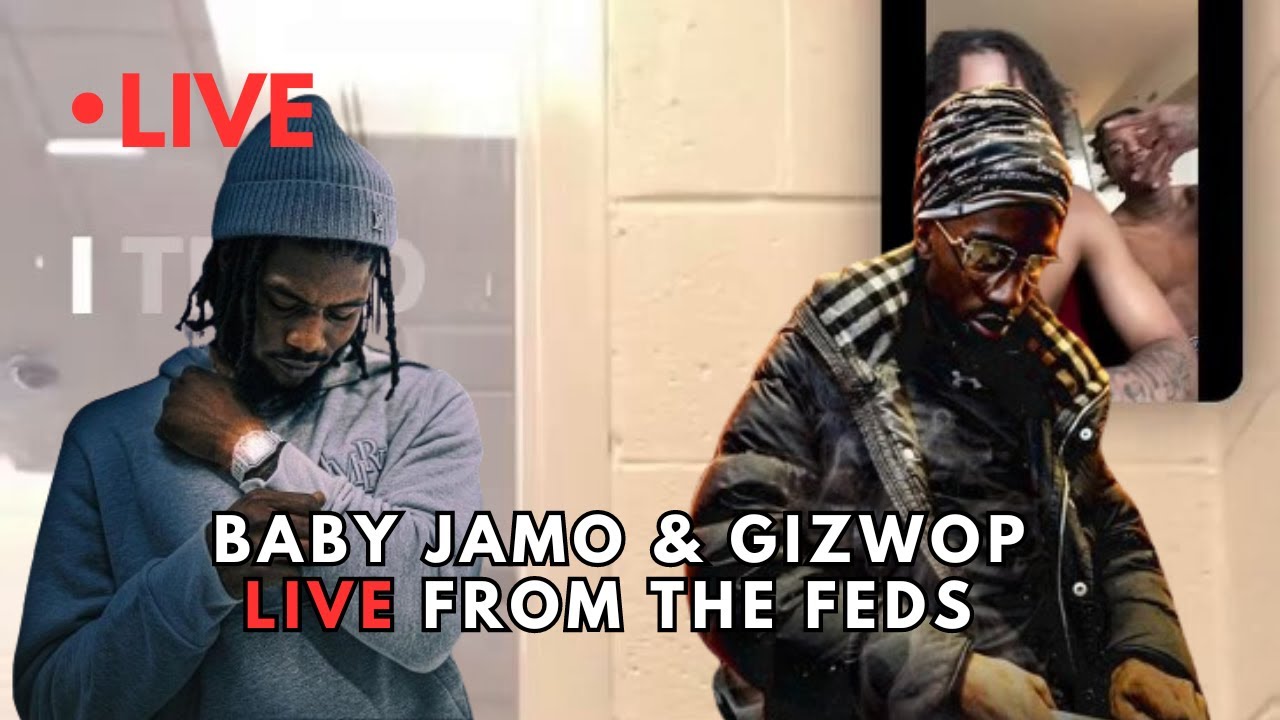 LOCKED UP: Rappers Gizwop & Baby Jamo Live from the Feds! - YouTube