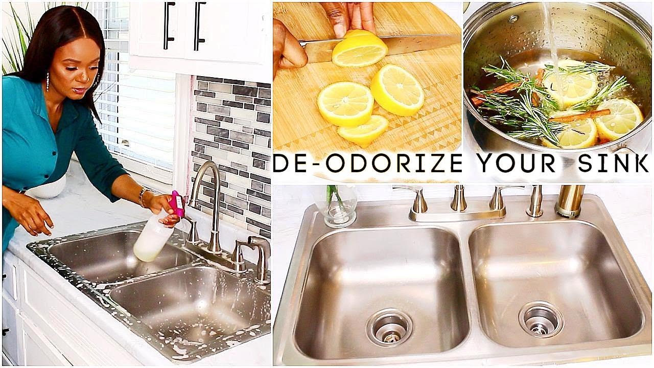 HOW TO MAKE YOUR SINK SMELL AMAZING : ELIMINATE BAD SINK ODOR ...