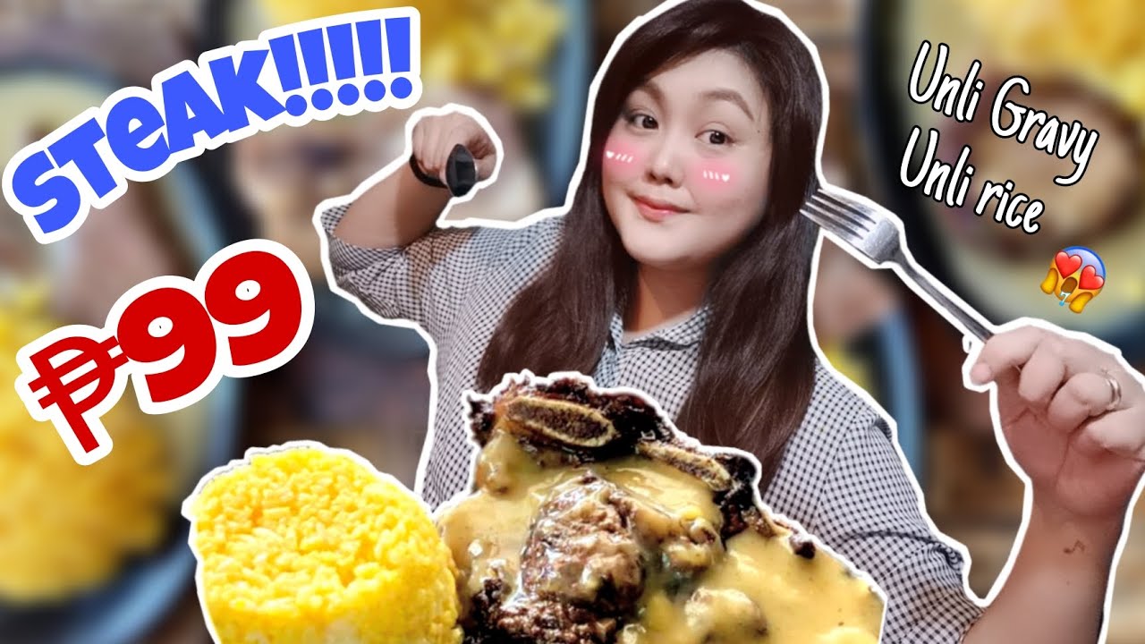 99 PESOS STEAK | UNLI GRAVY UNLI RICE | At BOSS K Steakhouse | Quick ...