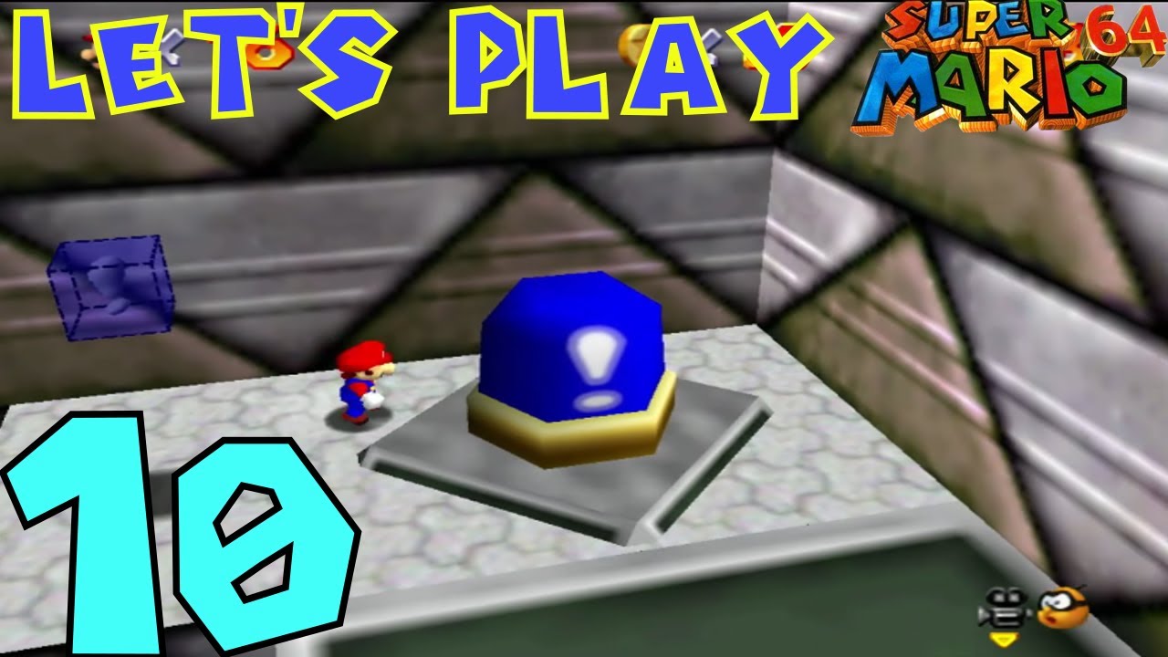 Let's Play Super Mario 64 part 10 Vanish Cap and Snowman's Land - YouTube