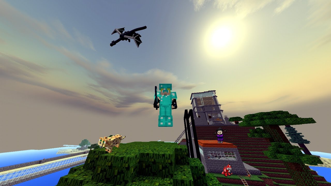 Minecraft Pe 1.2.9 Realistic Cubemap Texture Pack - YouTube