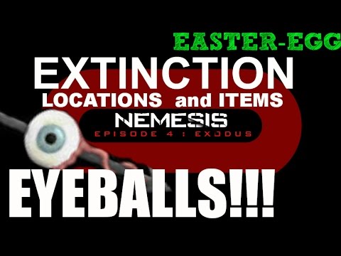 COD EXTINCTION: EXODUS NEMESIS NEVERSOFT EYEBALL (ALL LOCATIONS) - YouTube