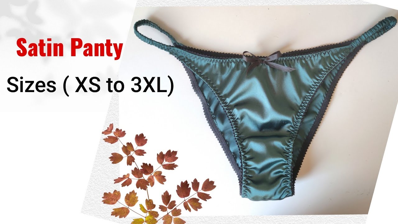 How to Sew a Satin Panty Step by Step - YouTube