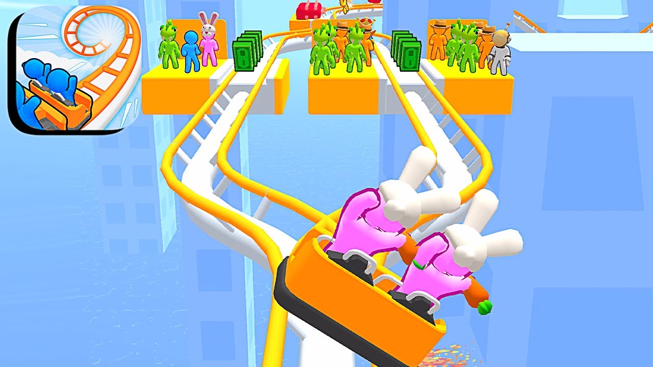 Runner Coaster - All Levels Gameplay Android,ios (Levels 119-120) - YouTube