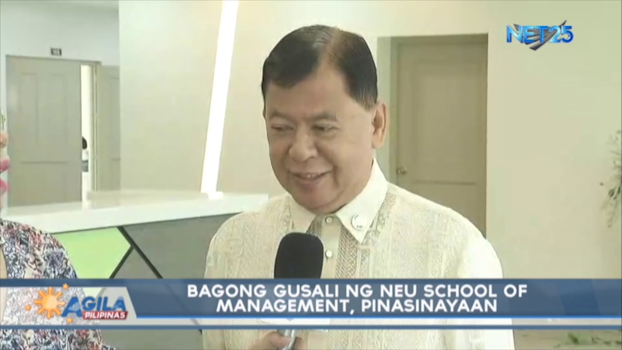 Interview with NEU President Dr. Nilo Rosas at the Inauguration of ...