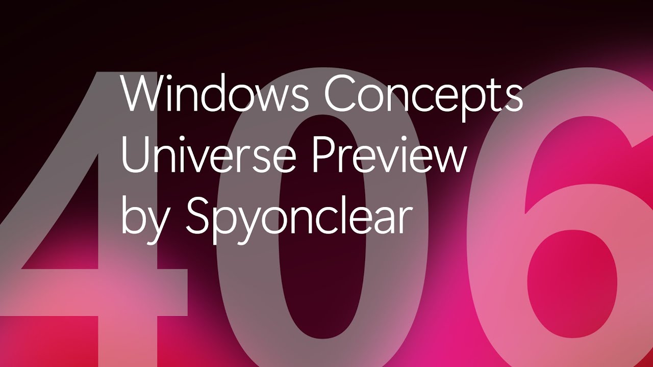 Microsoft Windows Concepts Nano 406 - YouTube
