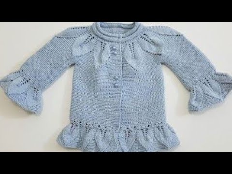 New & Beautiful Baby Frock knitting patterns || Handmade woolen Baby ...