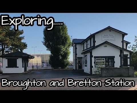 Exploring Broughton and Bretton Railway Station site -abandoned disused ...