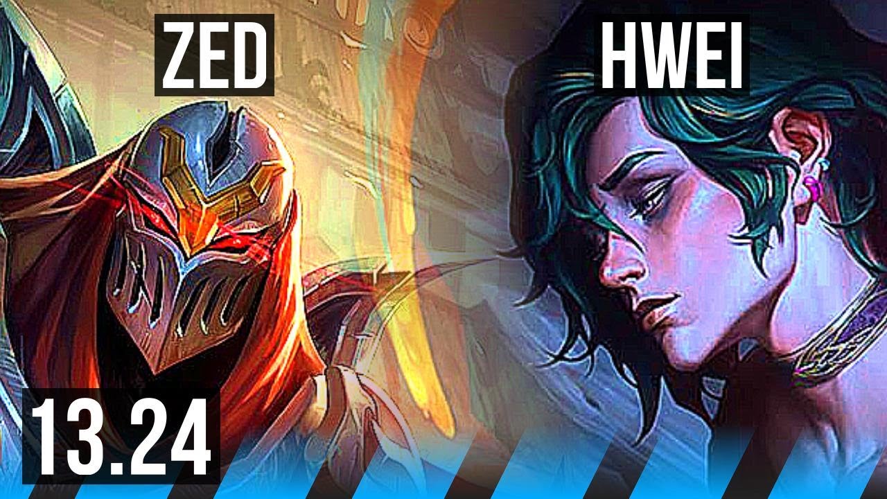 ZED vs HWEI (MID) | Comeback, 500+ games | TR Diamond | 13.24 - YouTube