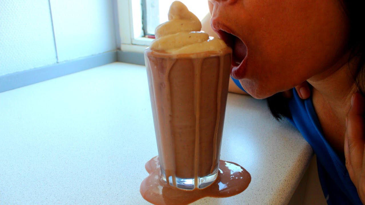 ASMR Slurping Mocha Milkshake Sounds & Pinky the Bunny - YouTube