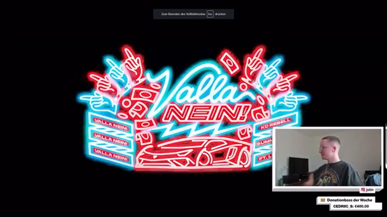 Justin reagiert auf Valla Nein von Summer Cem feat. KC Rebell / Luciano ...