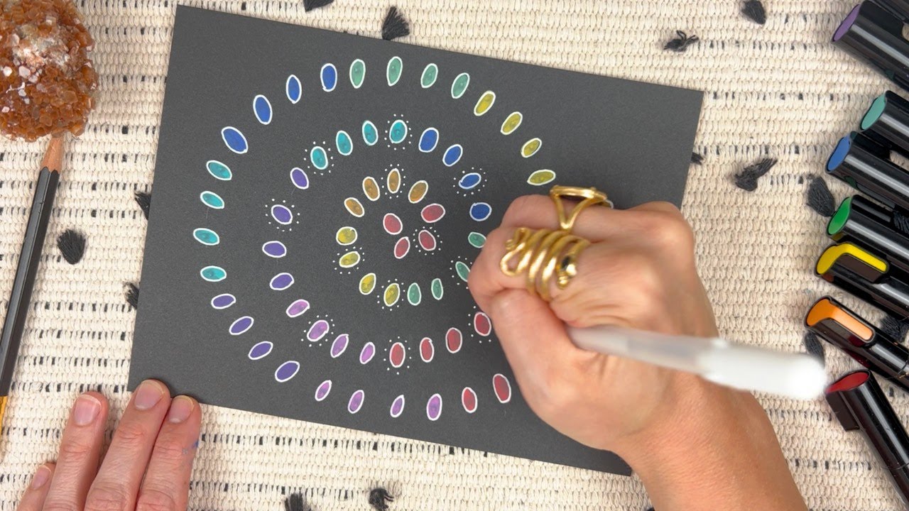 Drawing While Box-Breathing | Super Easy Art Meditation for Relaxation ...