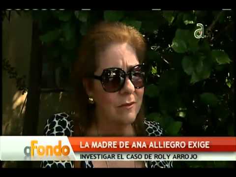 Madre de Ana Alliegro dice que su hija es víctima de represión política ...