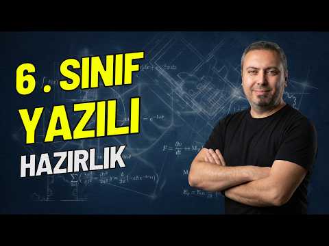 6. Sınıf Matematik 2. Dönem 1. Yazılı Hazırlık | %100 Çıkabilecek Sorular