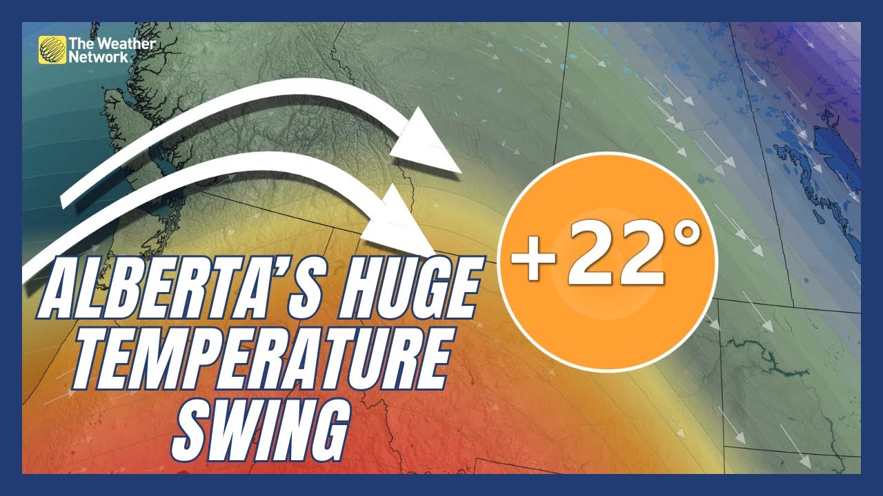 Alberta's Temperatures Swing 20-Degrees in Only a Few Hours | #forecast ...