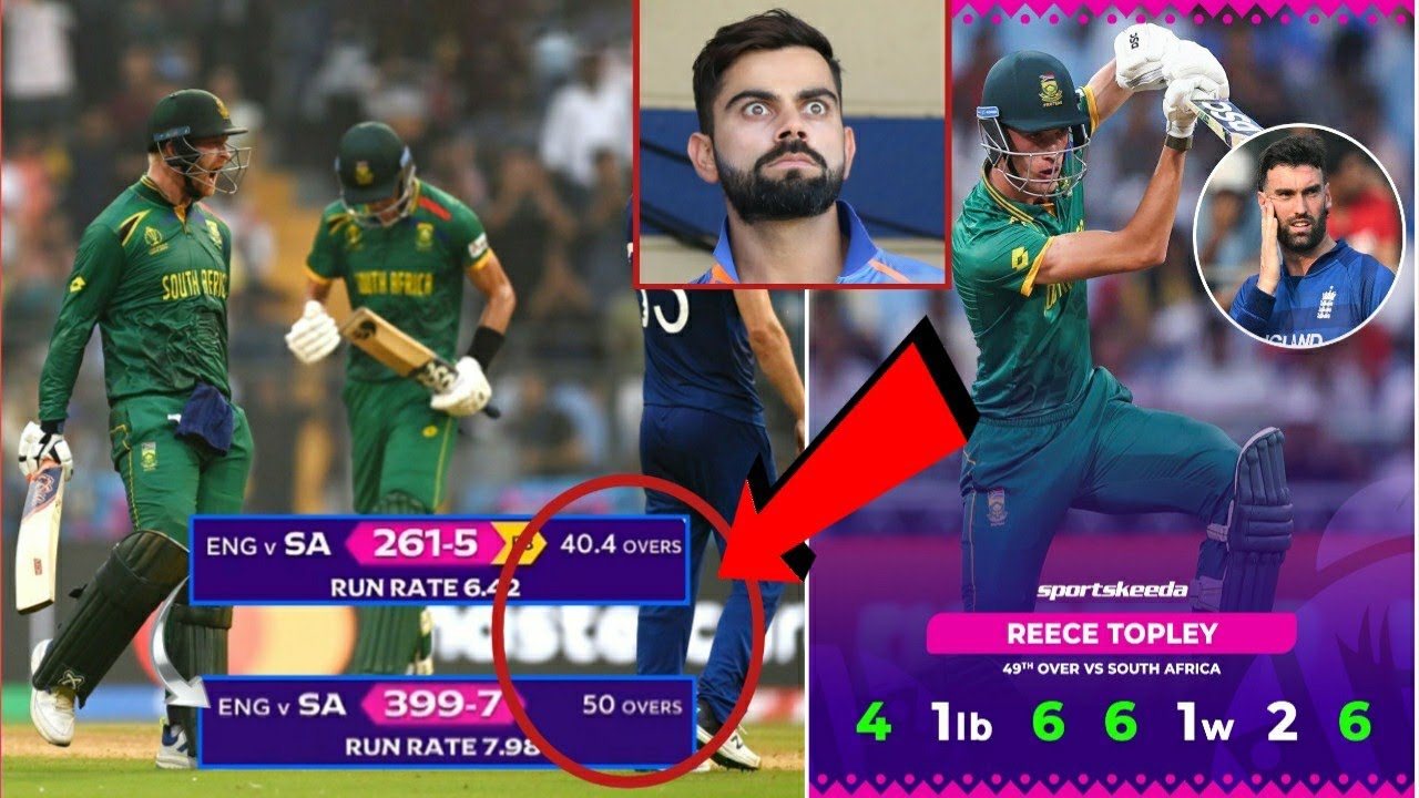 South Africa Score 399/7 in 50 overs. Sa vs Eng | Eng vs Sa | #savseng ...
