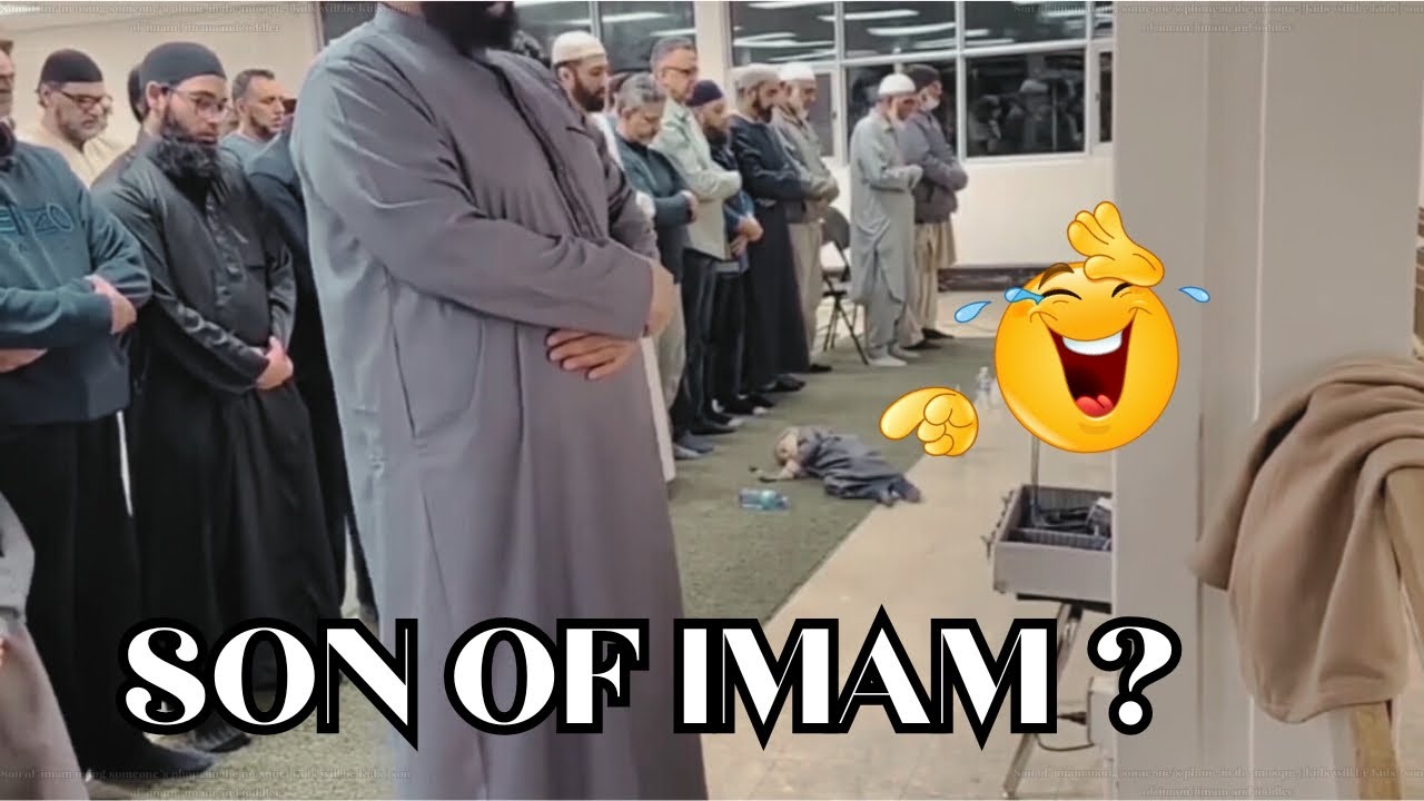 Son of imam using someone's phone in the mosque | kids will be kids ...