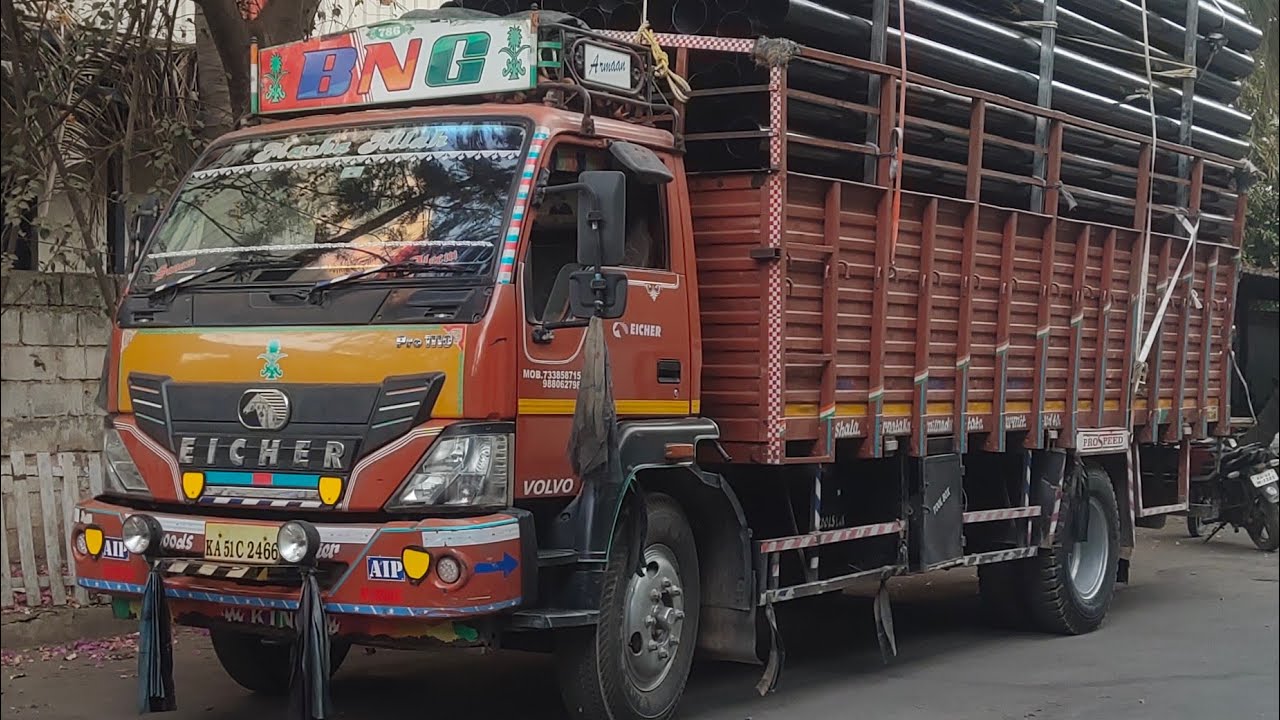 Eicher truck Indian truck driver new video like karo subscribe karo ...