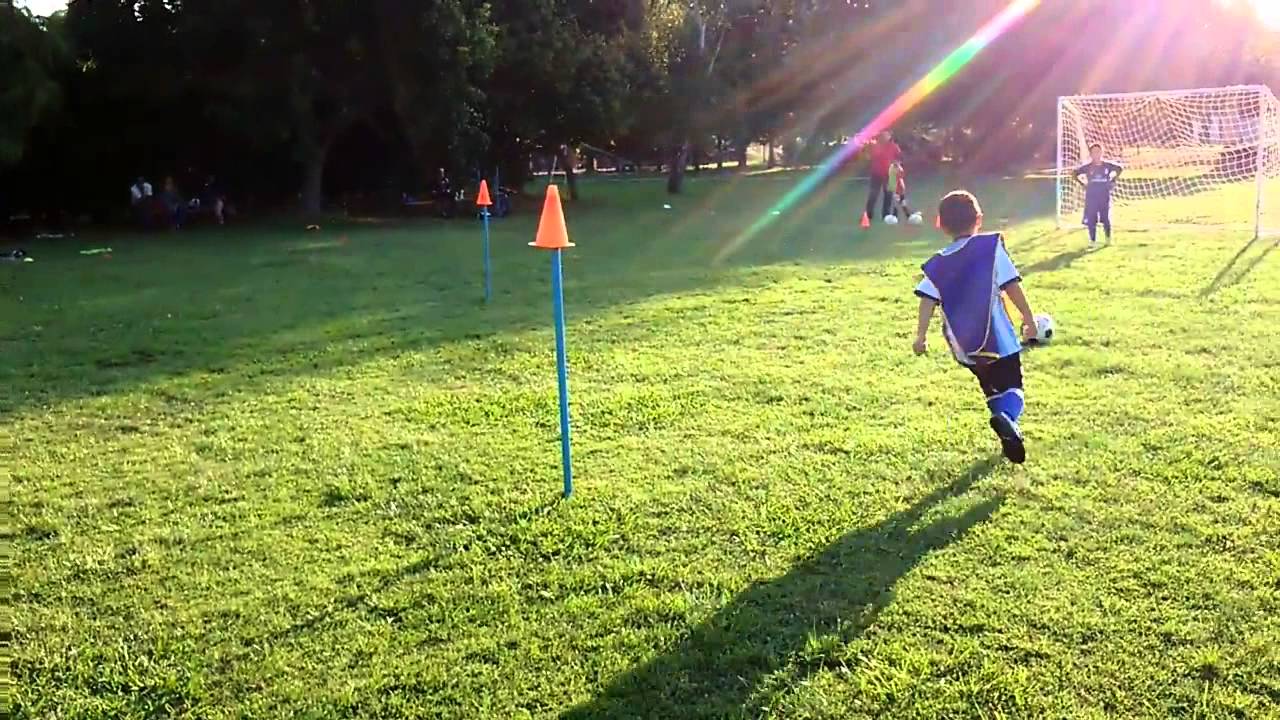 Futbol Para Niños - Trabajo De Remates (Triple Definición) - YouTube
