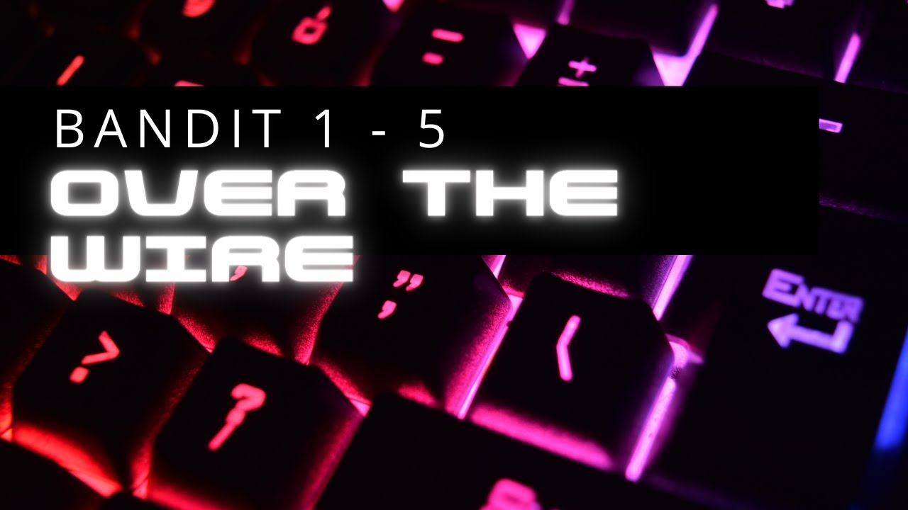 Bandit 1 - 5 (Over the wire ) - YouTube