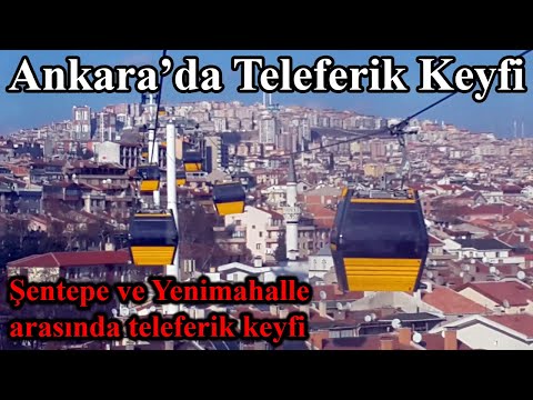 Ankara Teleferik Yolculuğu 🚠 Manzara Büyülüyor