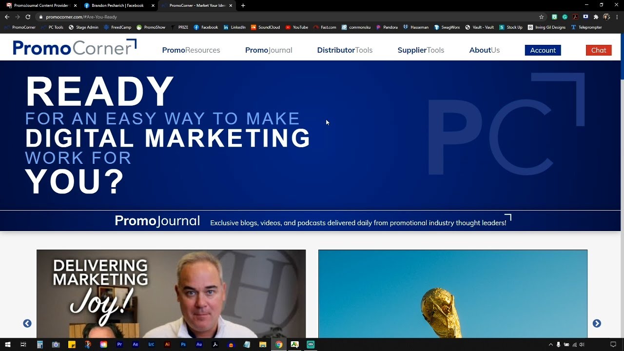 PromoCorner - New Website - Lookin' Good!!! - YouTube