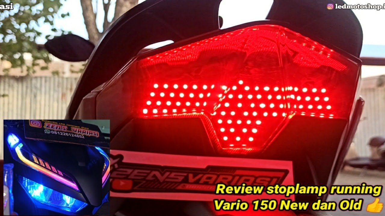 LED STOPLAMP RUNNING VARIO 150 NEW‼️ - YouTube