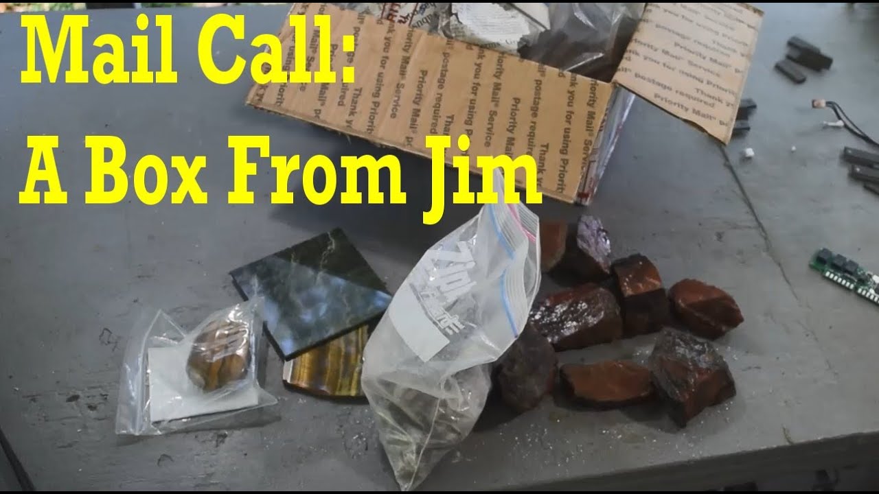 Mail Call: A Box of Rocks and Scrap From Jim in Arizona #lapidary # ...